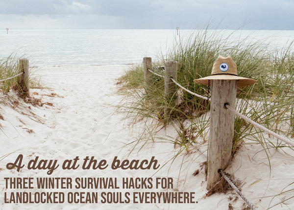 A DAY AT THE BEACH: Three winter survival hacks for landlocked ocean s ...